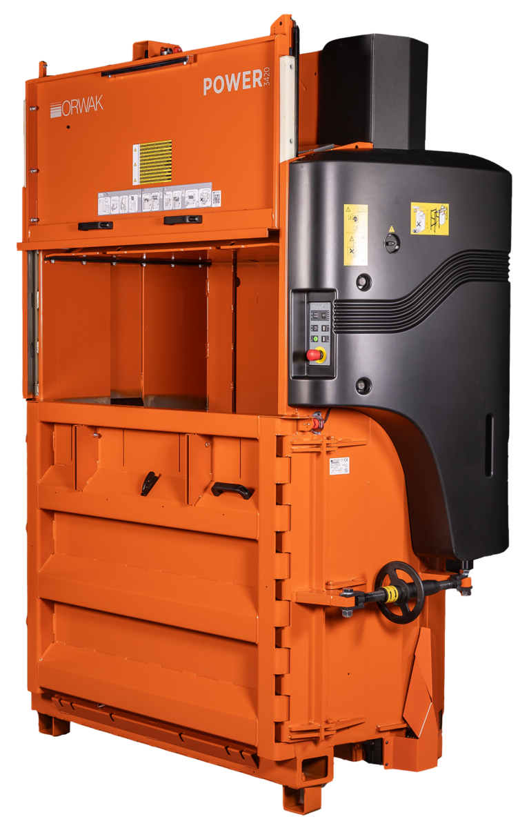 High capacity balers effectively compact your packaging waste - Orwak