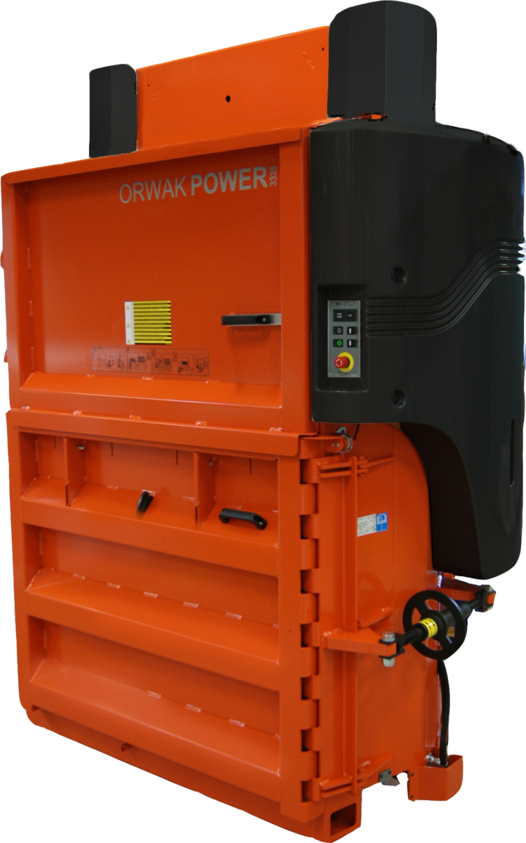 High capacity balers effectively compact your packaging waste - Orwak