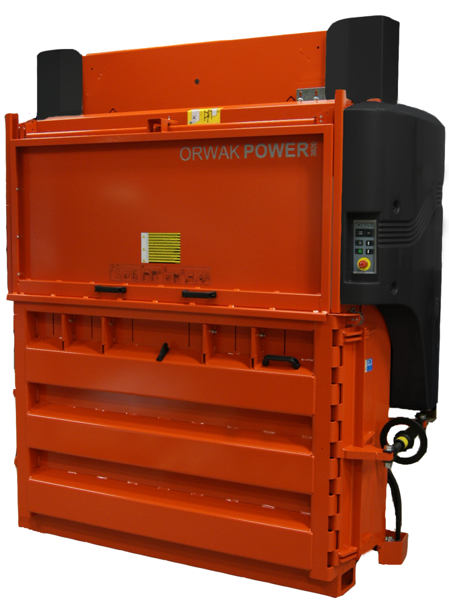 High capacity balers effectively compact your packaging waste - Orwak