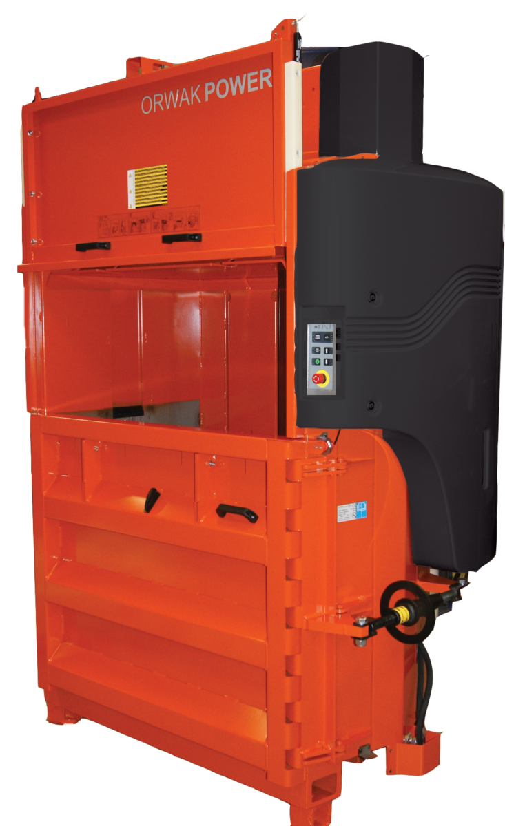 High capacity balers effectively compact your packaging waste - Orwak