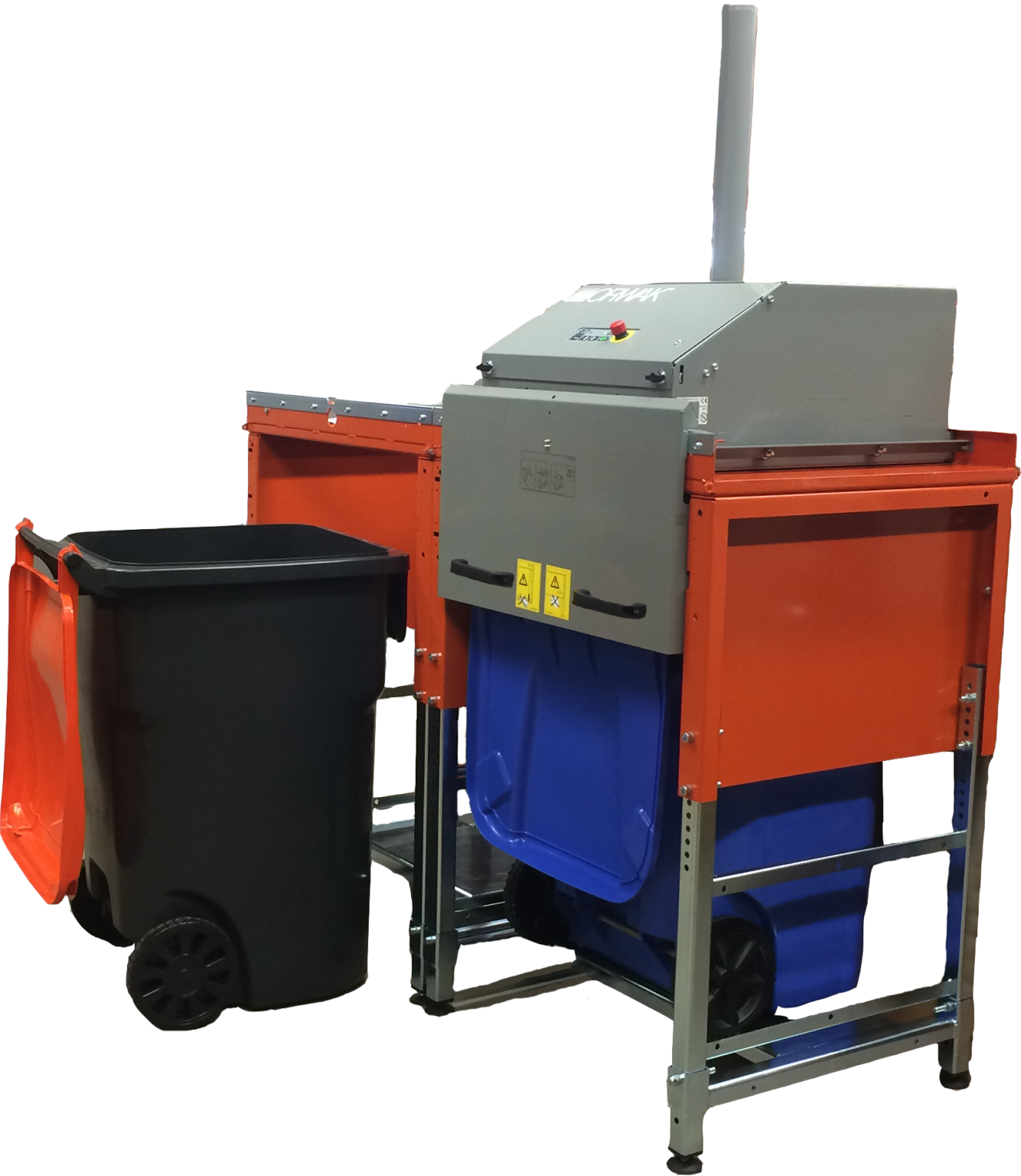 Bag and bin compactors for mixed waste - Orwak