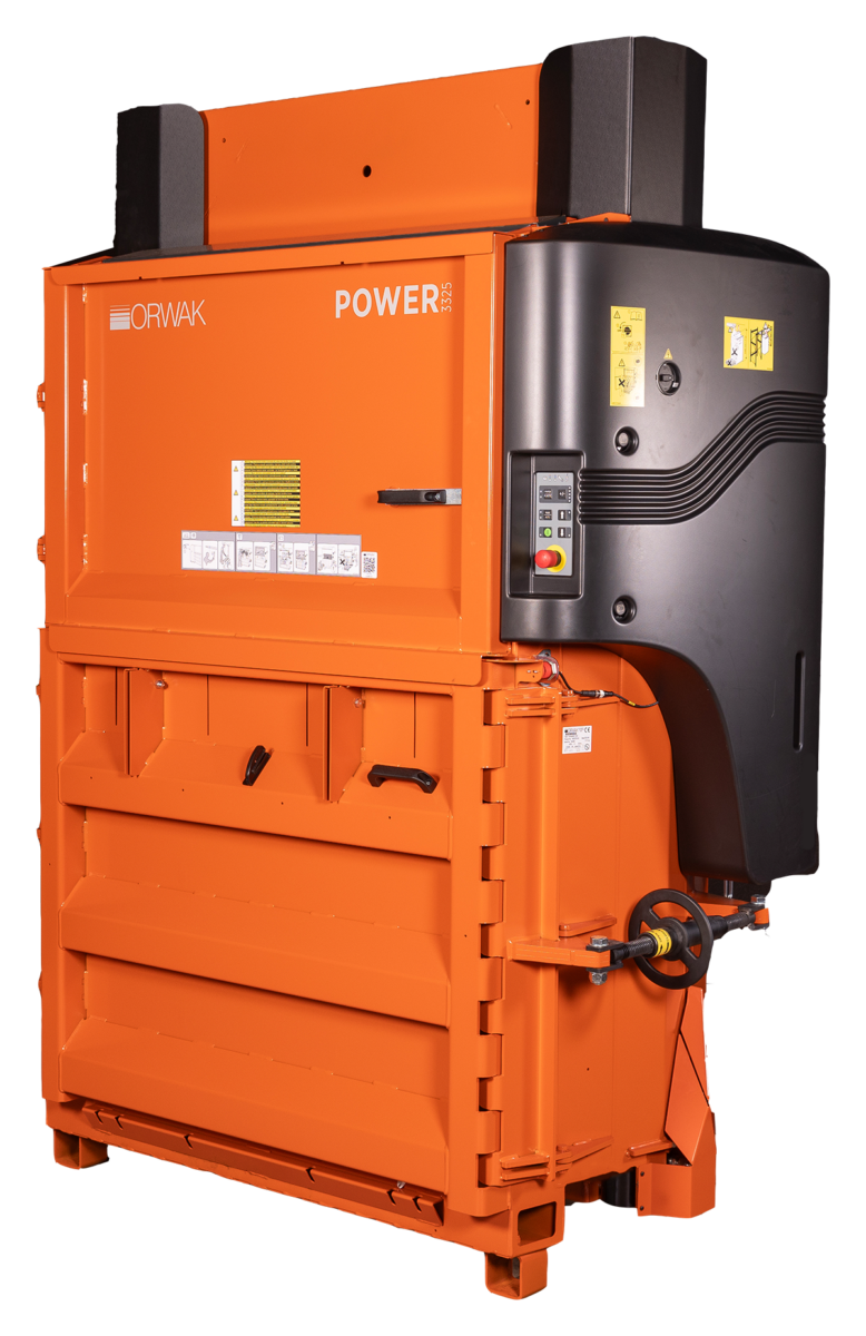 High capacity balers effectively compact your packaging waste - Orwak