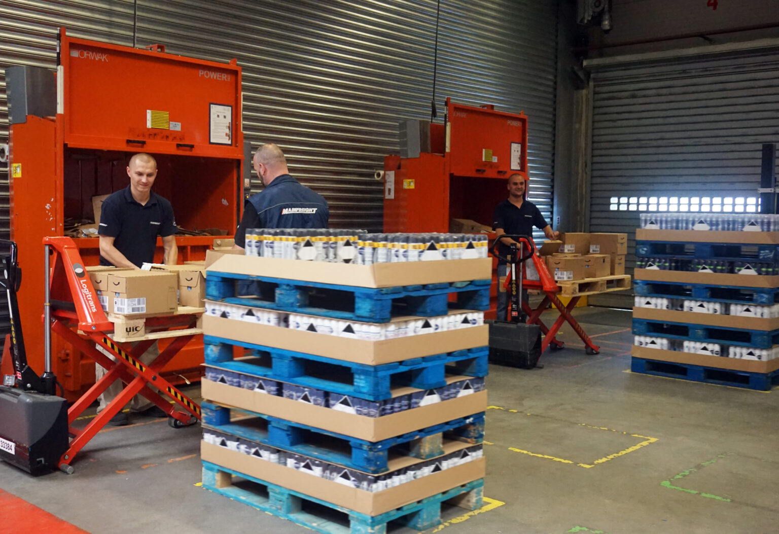 High capacity balers effectively compact your packaging waste - Orwak