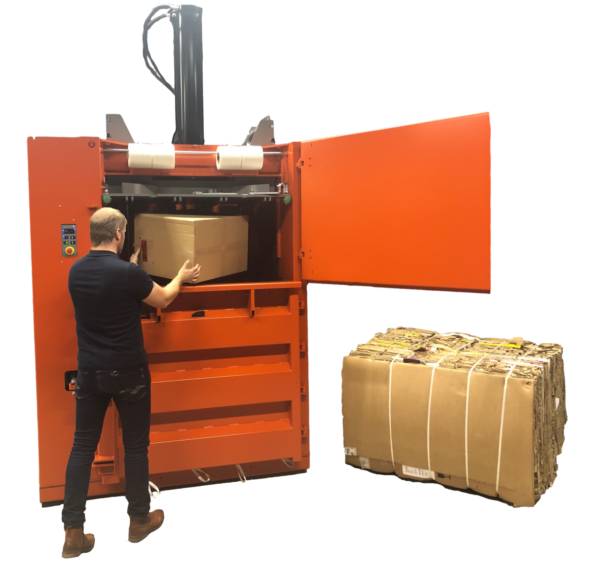 Benefit from high capacity compaction with Big Baler Orwak 3500 - Orwak