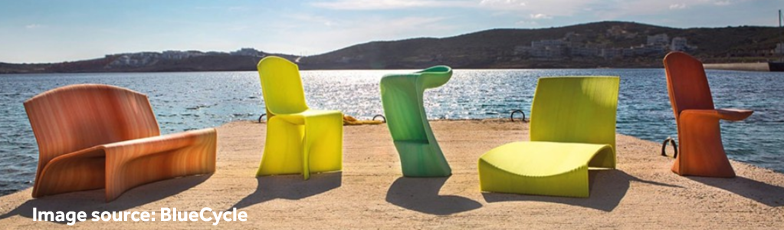 Unique furniture created from marine plastic: Turning waste into value ...