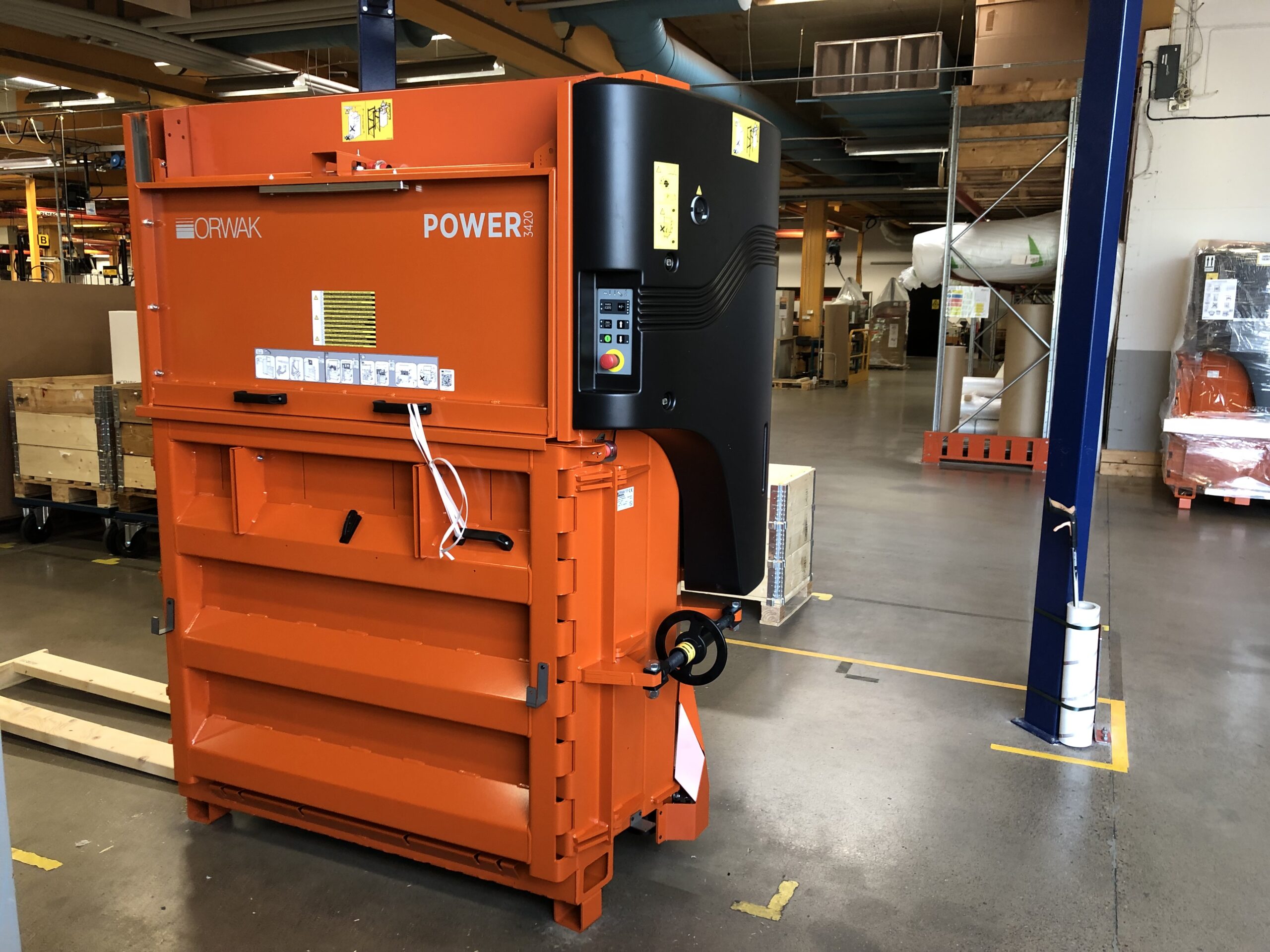 ORWAK IMPLEMENTS RECYCLED PLASTIC ON THE BALERS - Orwak