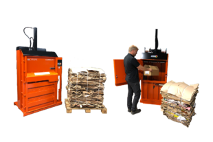 Compact size balers compact your packaging waste - Orwak