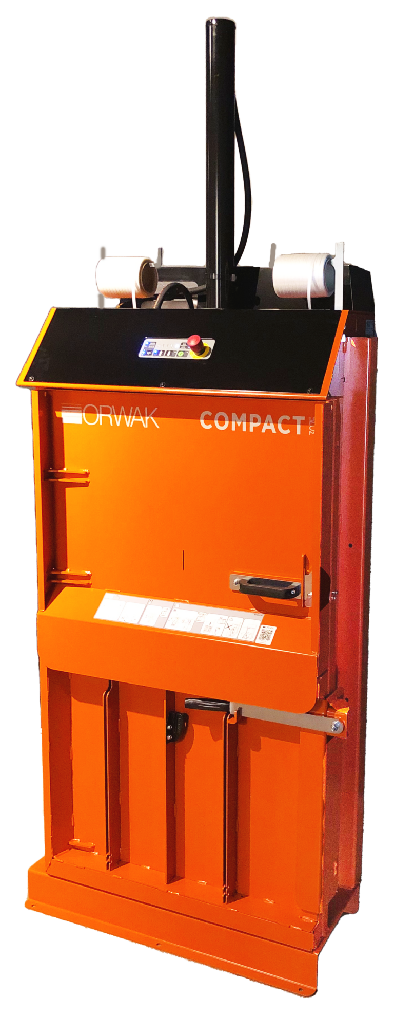 Compact size balers compact your packaging waste - Orwak