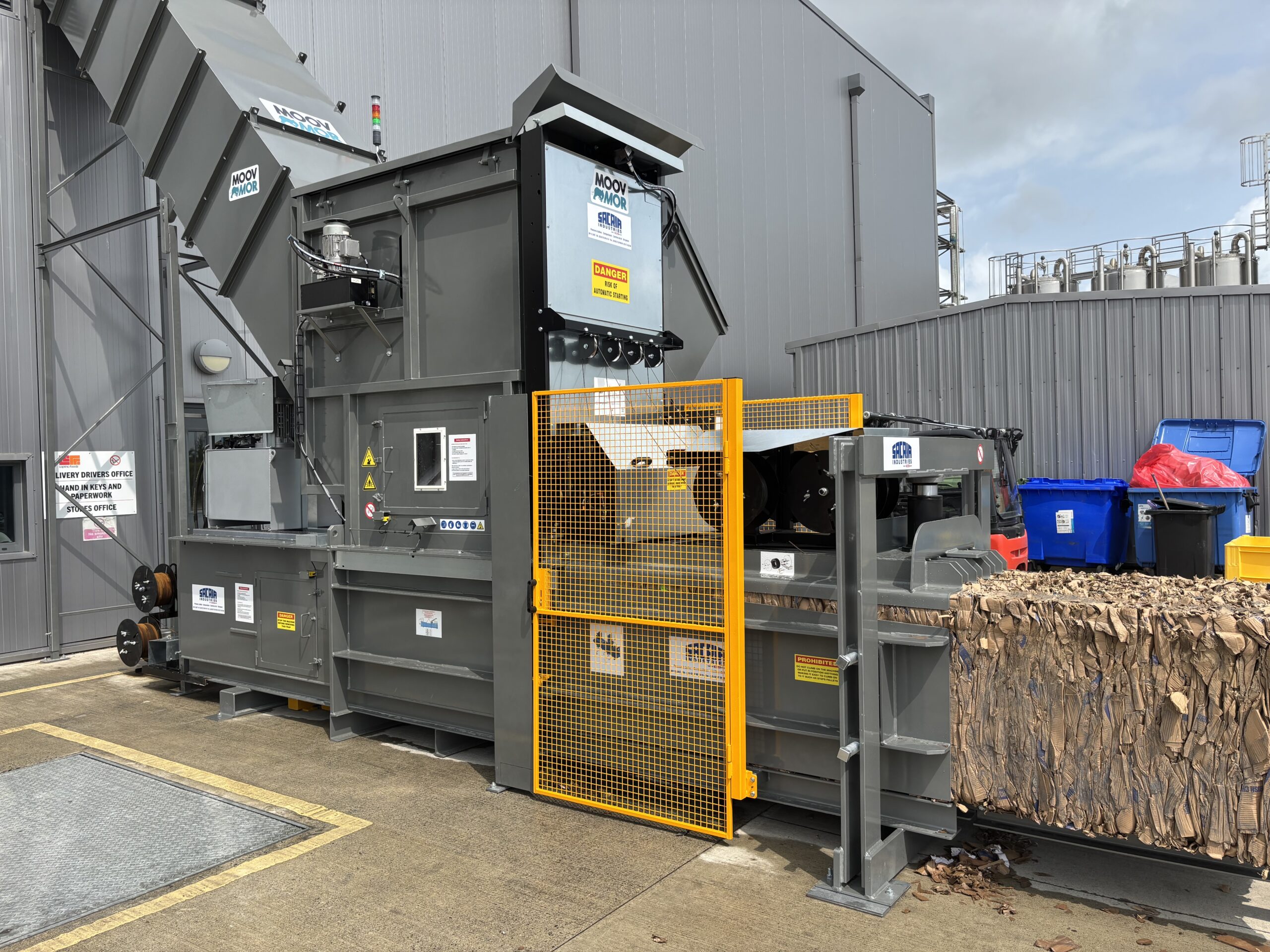 ORWAK HORIZONTAL BALER IMPORTANT PART OF FULLY AUTOMATED BOX HANDLING ...