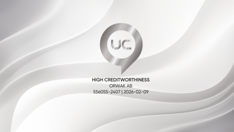 ORWAK AWARDED UC CERTIFICATE FOR HIGH CREDITWORTHINESS - Orwak